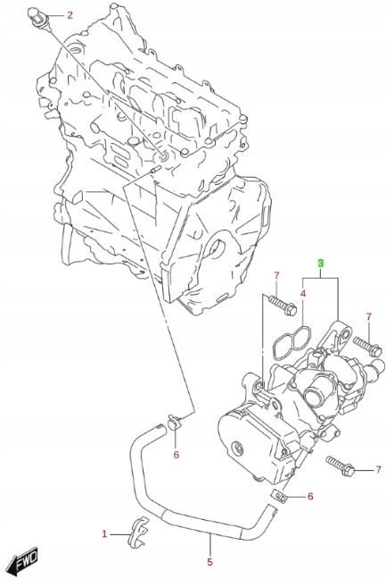 Suzuki Obudowa Termostatu Swift 12 H 1767062R70 - Opinie i ceny na Ceneo.pl