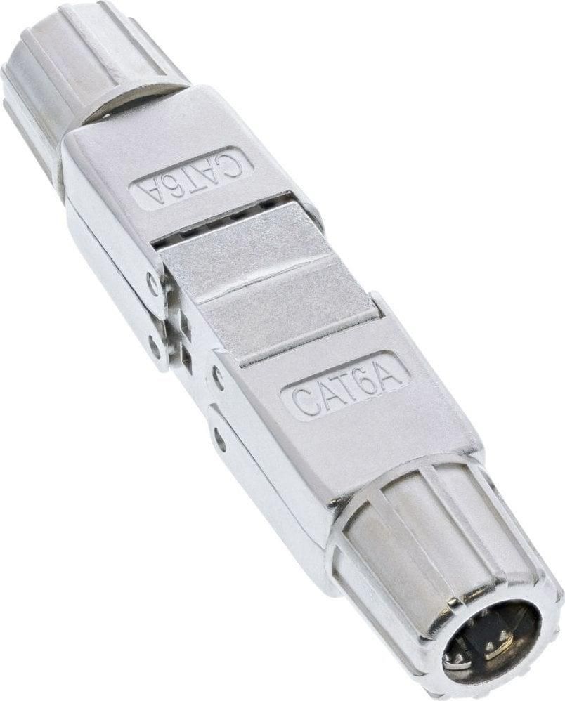 Inline Inline® Cable Connector Cat6A Shielded Tool Free Coupler (69992E ...
