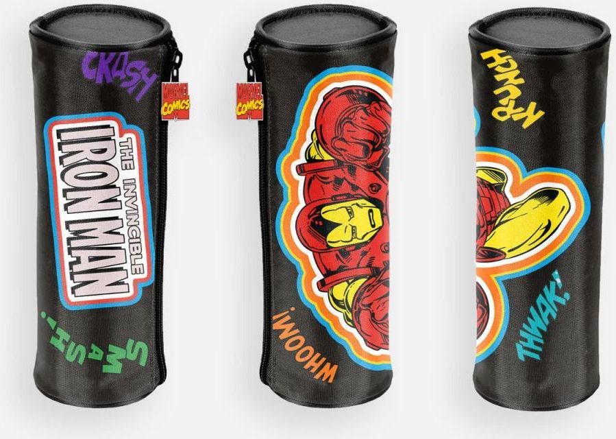 Piórnik szkolny Marvel Avengers: Iron Man czarna saszetka tuba - Ceny i ...