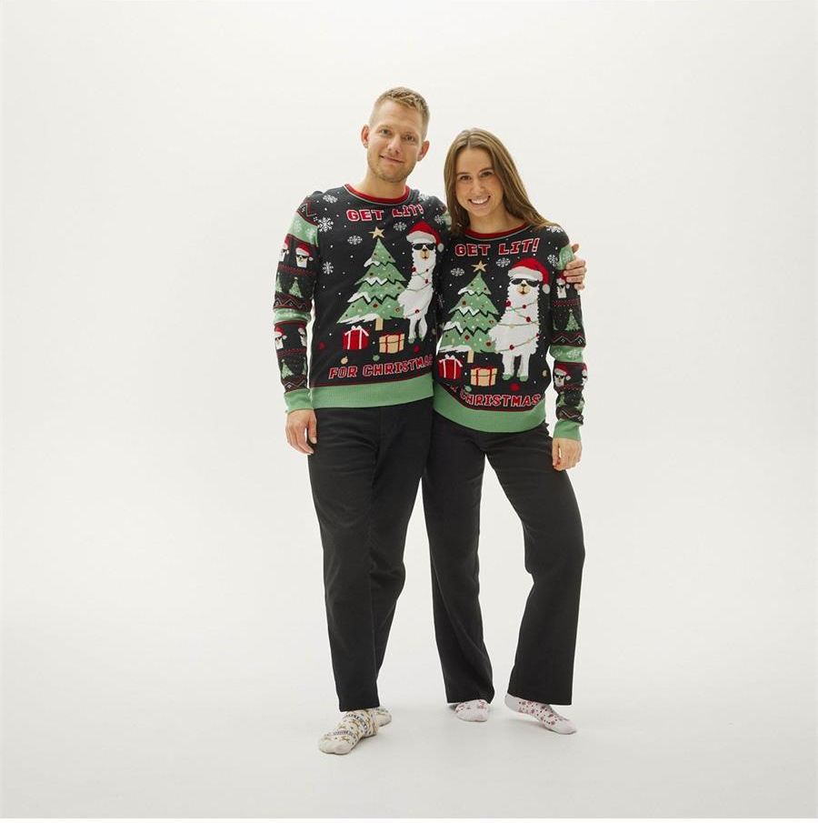 Jule-Sweaters - Get Lit Christmas Sweater - S - Ceny i opinie - Ceneo.pl