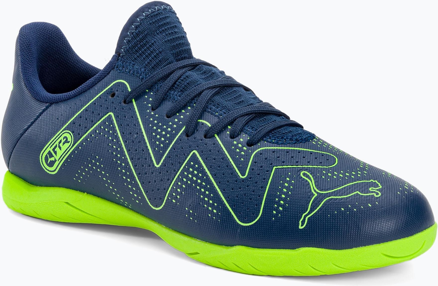 Buty Piłkarskie Dziecięce Puma Future Play It Jr Persian Blue/Pro Green ...