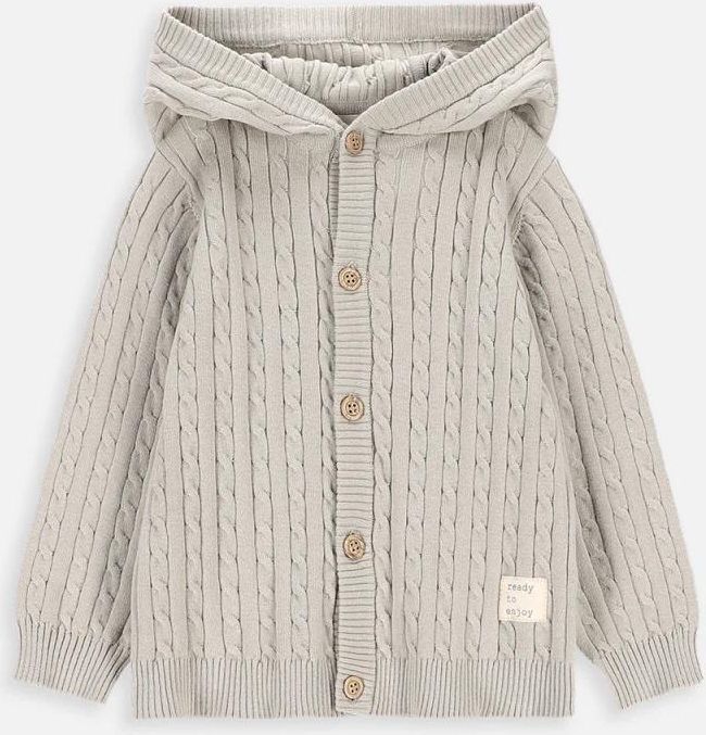 Sweter rozpinany beżowy z kapturem i uszkami misia - Ceny i opinie ...