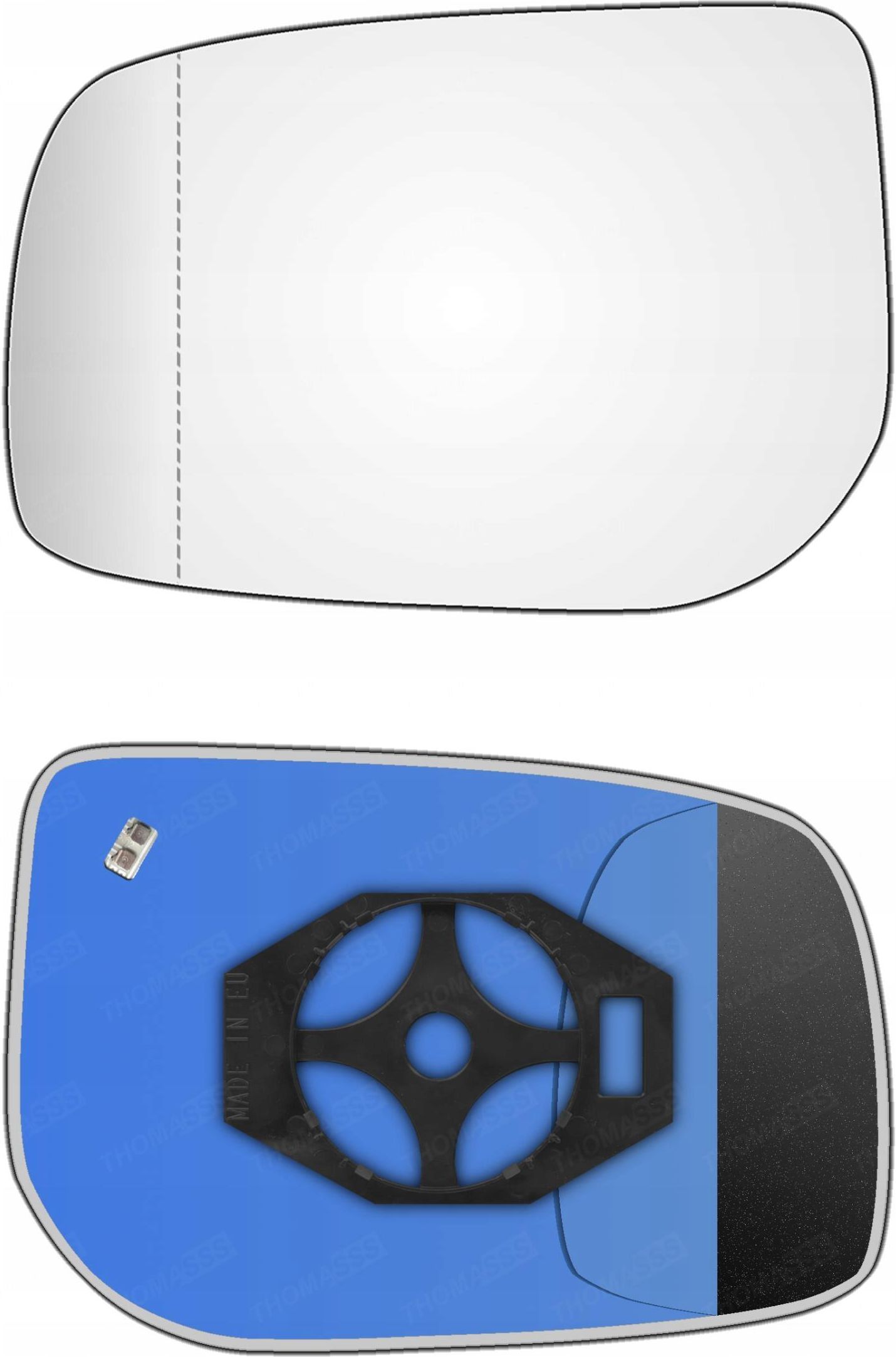 Wkład do lusterka zewnętrznego Thomasss Asferyczny Toyota Corolla 10 2006-2013 2012 2011 ...