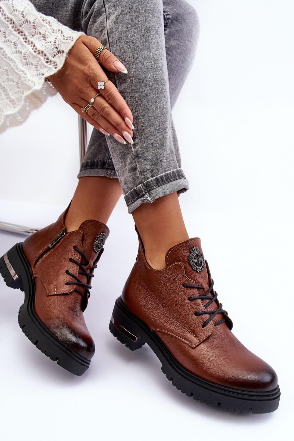 Botki Model Lemar Charline 60309 Brown - Step in style - Ceny i opinie ...