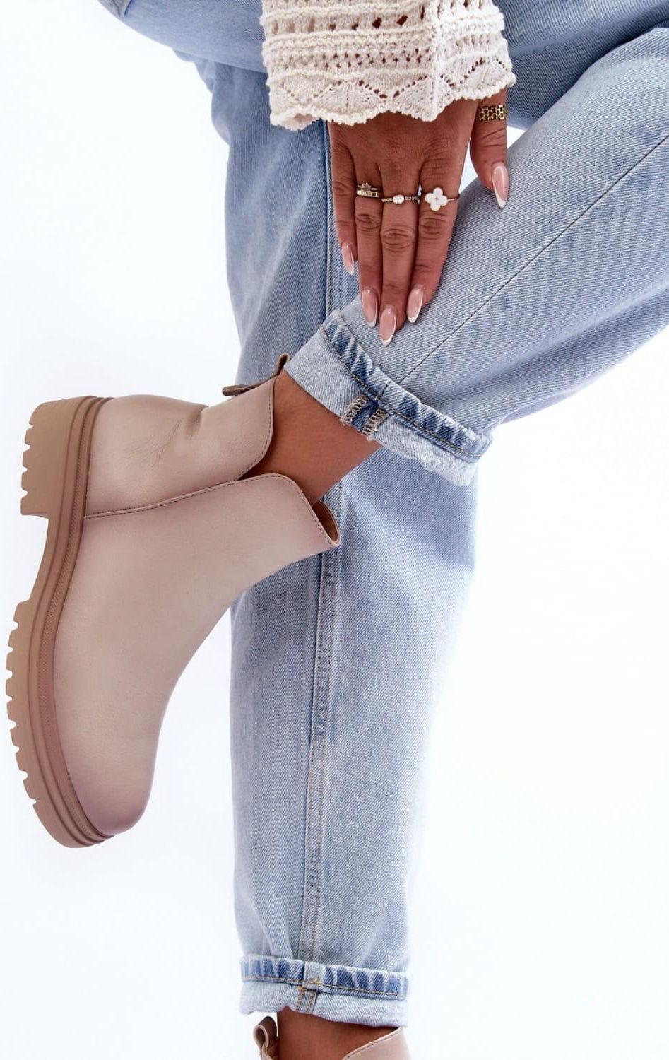 Botki Model Foteini 58110 Beige - Step in style - Ceny i opinie - Ceneo.pl