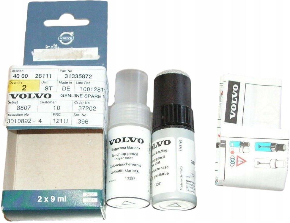 Volvo Lakier Sztyft Mazak Zaprawka Misty Blue 710 31335872 - Opinie i ...