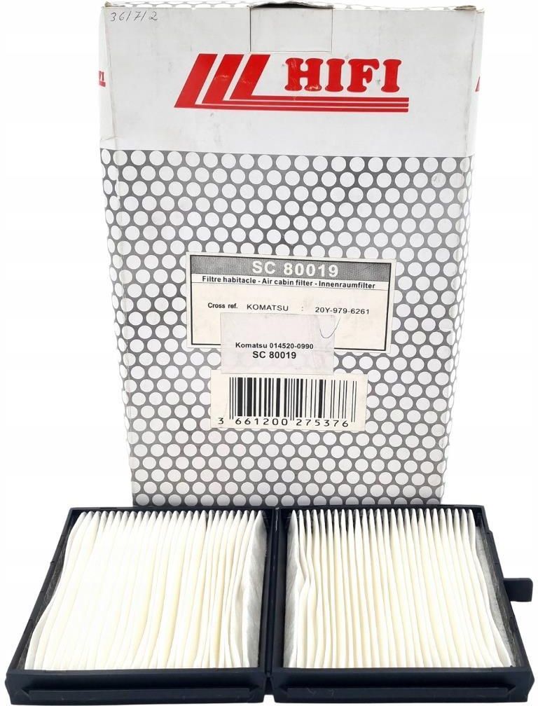 Filtr kabinowy Hifi Filter Wkład Filtra Powietrza Kabiny SC80019 ...