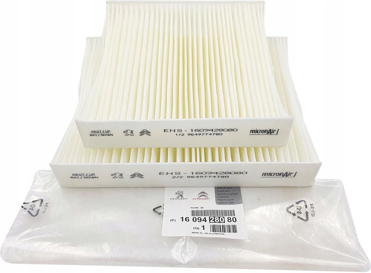 Filtr kabinowy Peugeot Filtr Kabiny P207/208/Ds3/C3 1609428080 - Opinie ...