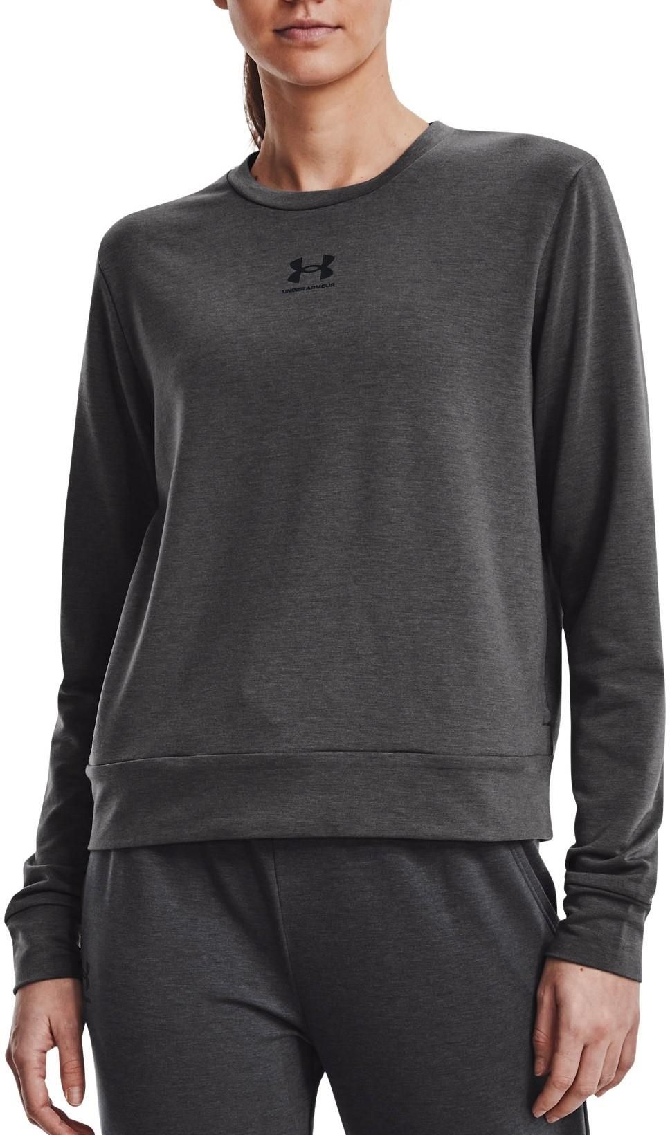 Bluza Under Armour Rival Terry Crew-GRY 1369856-010 Rozmiar L - Ceny i opinie - Ceneo.pl