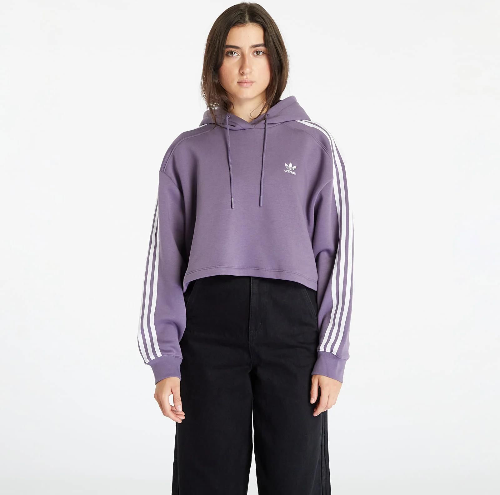 Adidas Hoodie Cropped Shale Violet - Ceny i opinie - Ceneo.pl