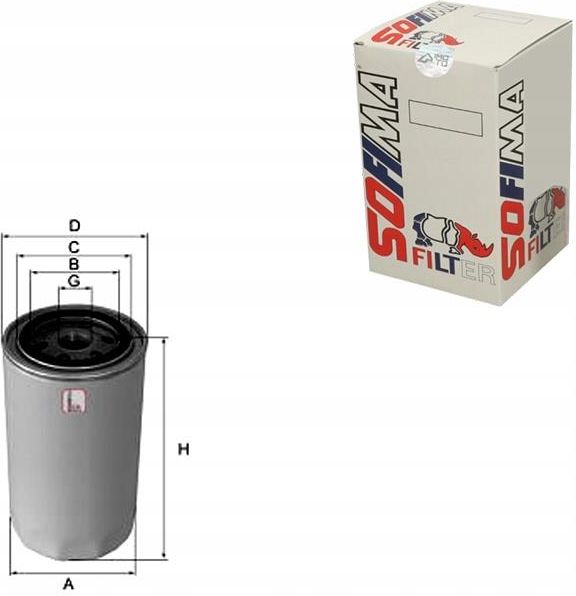 Sofima Filtr Oleju Multicar M25 Iveco Daily I Volvo 850 S SOFS 8310 R ...