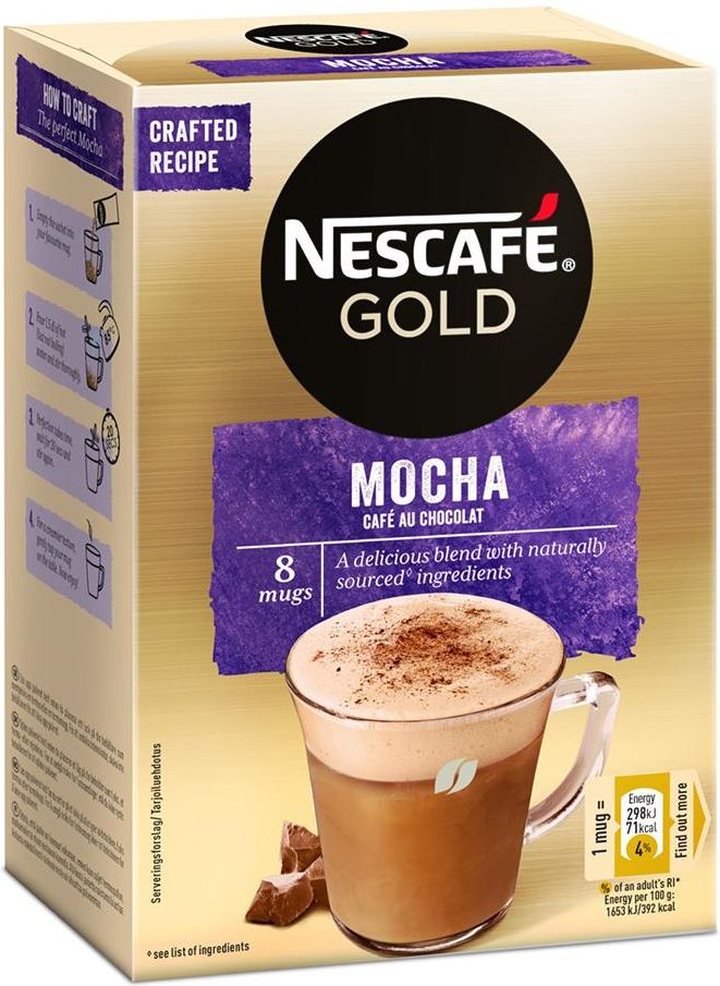 Kawa Nescafé Mocha Café Au Chocolat 8sasz. Kawy Rozpuszczalnej - Ceny i ...