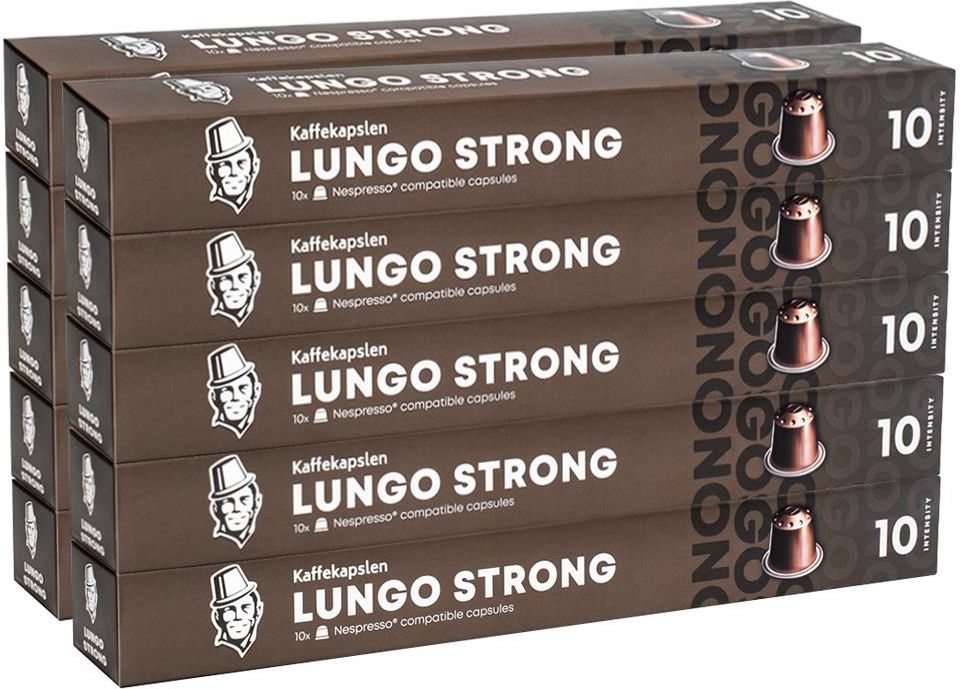 Kapsułki do ekspresów Nespresso Kaffekapslen Lungo Strong 100kaps. - Ceny i opinie - Ceneo.pl