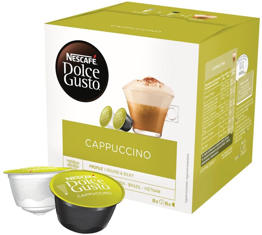 Kapsułki do ekspresów Dolce Gusto Dolcegusto Nescafé Cappuccino 16kaps ...