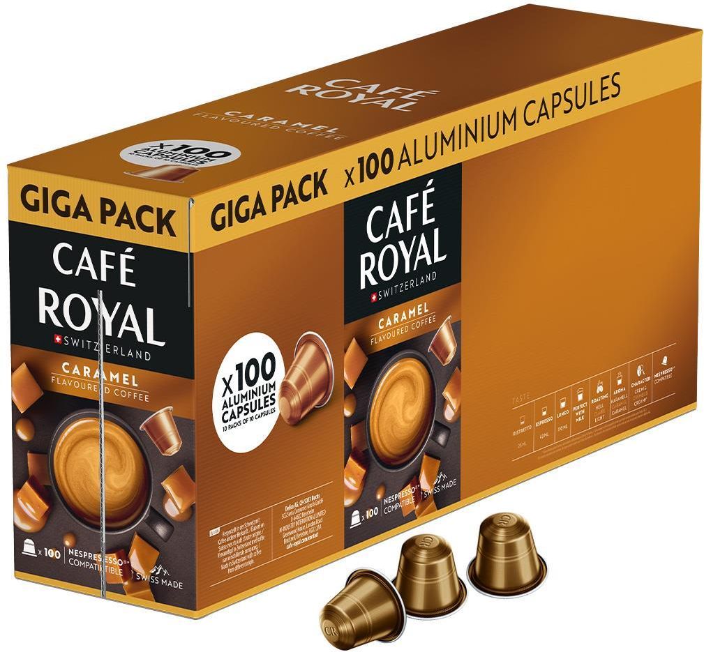 Kapsułki do ekspresów Nespresso Café Royal Caramel 100kaps. - Ceny i ...