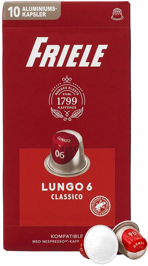 Kapsułki do ekspresów Nespresso Friele Lungo 6 Classico 10kaps. - Ceny ...