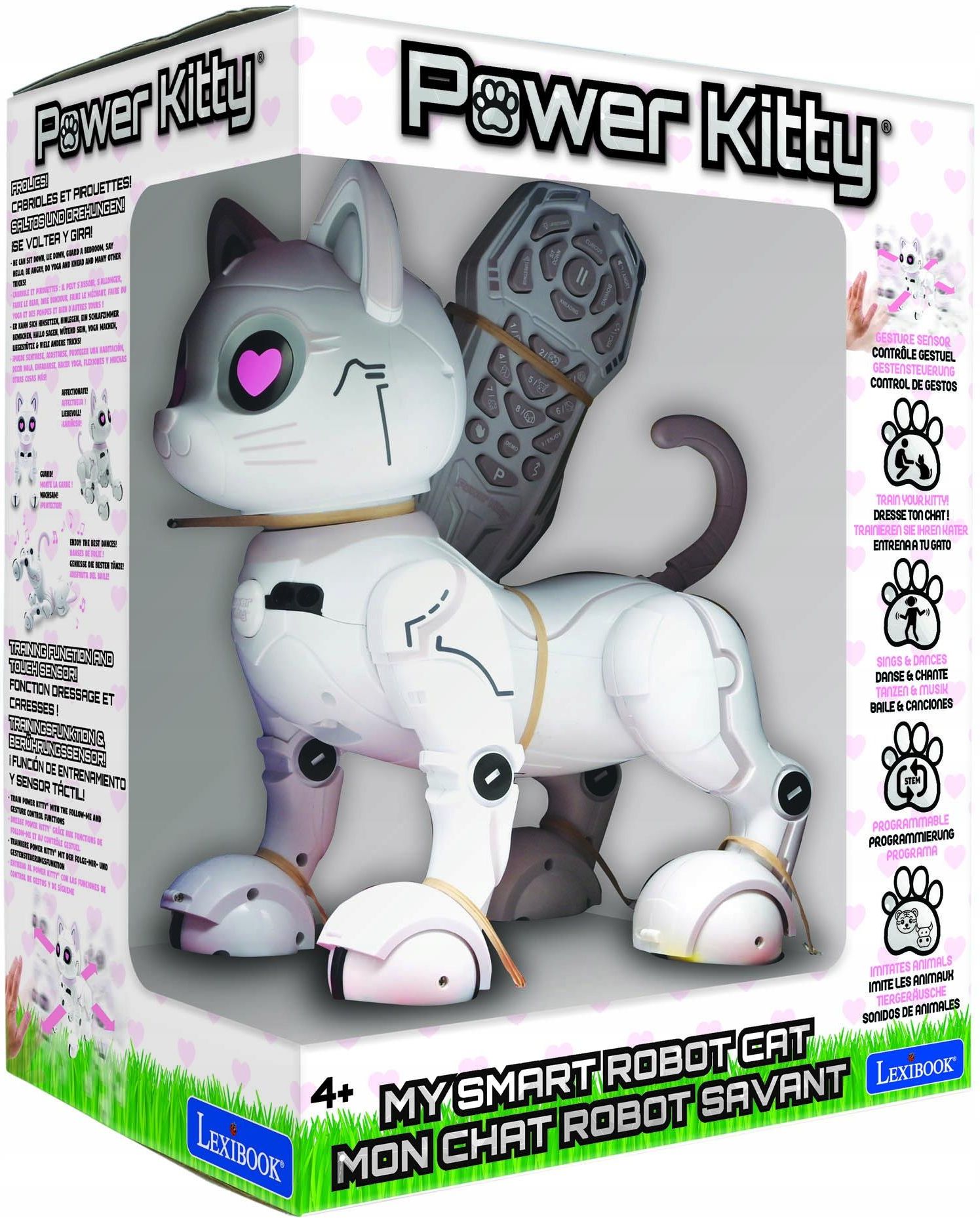 Lexibook Power Kitty Mój Sprytny Robot Kot Z Funkcją Programowania ...