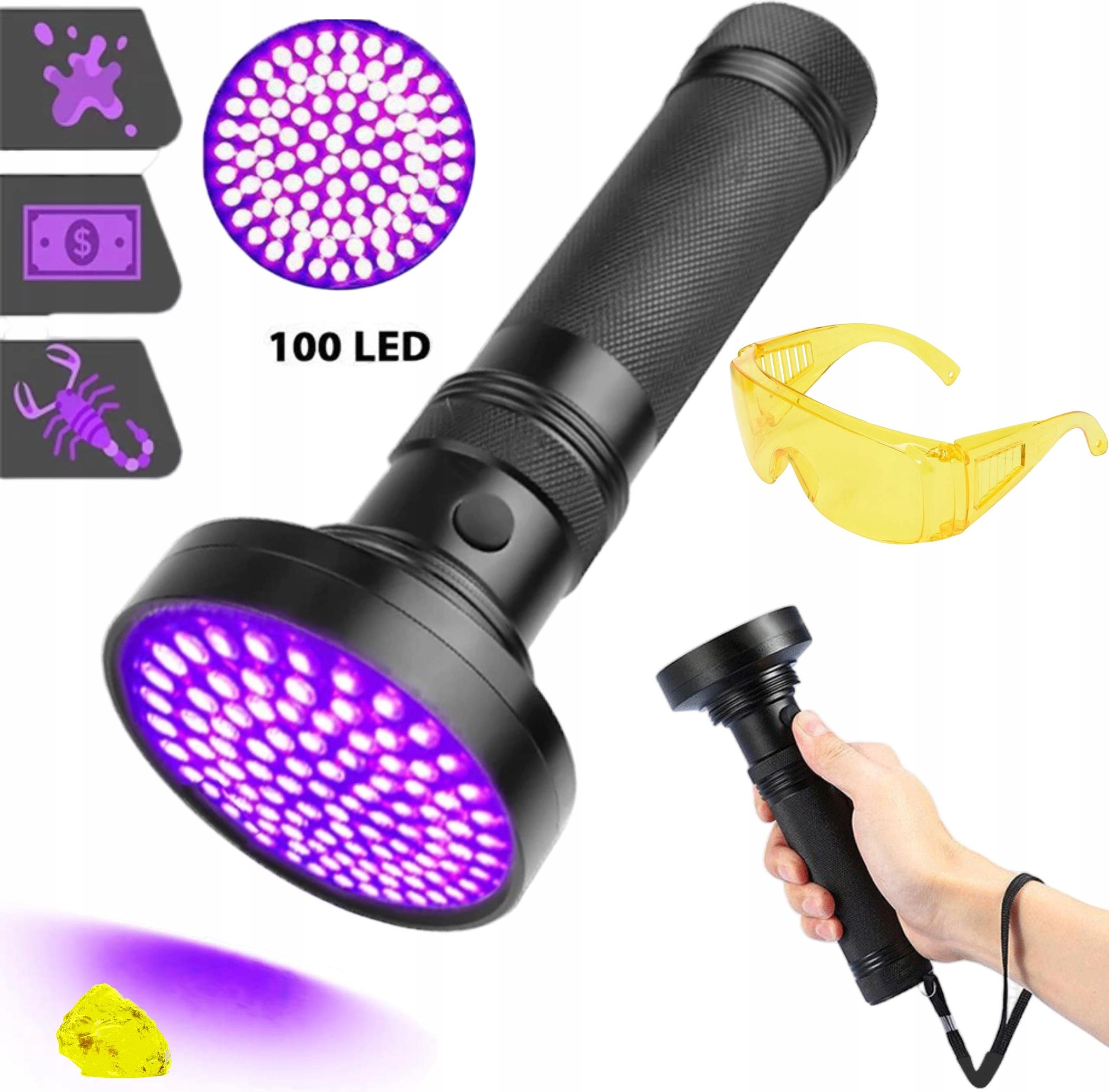 Latarka Yato Do Szukania Bursztynów Uv 100 Led Okulary - Ceny i opinie ...