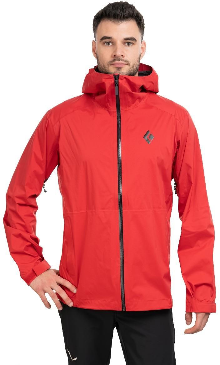 Black Diamond Kurtka Stormline Stretch Rain Shell Carmine - Ceny i ...