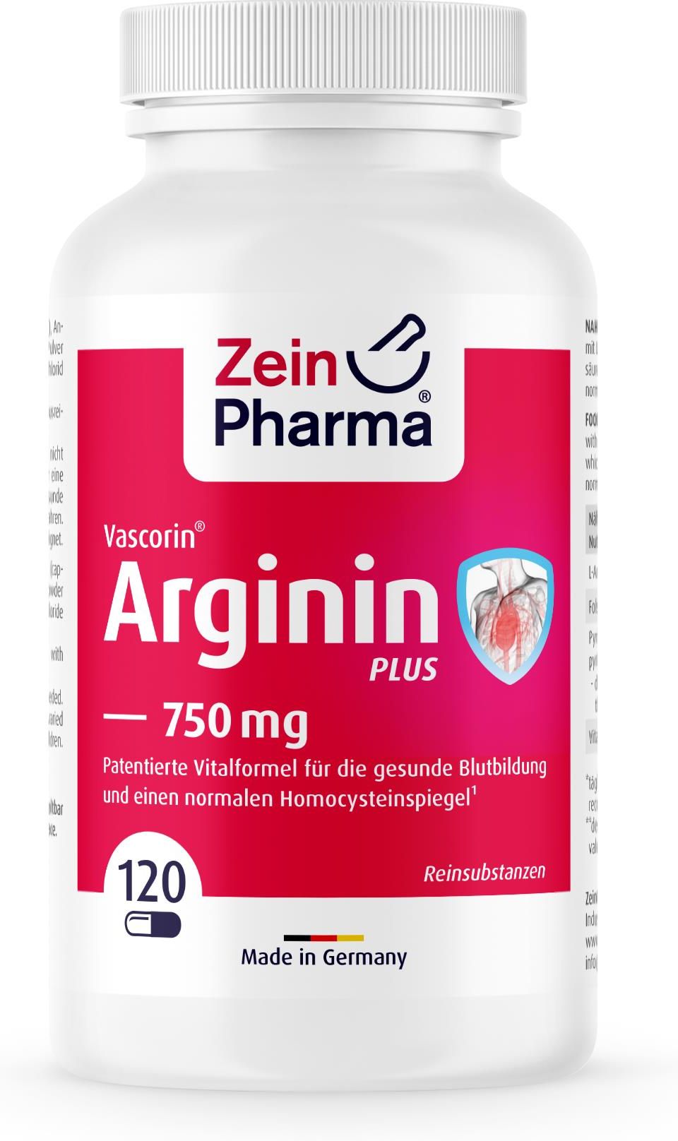 Zeinpharma Vascorin Arginin Plus 750 Mg 0,10kg - Opinie i ceny na Ceneo.pl