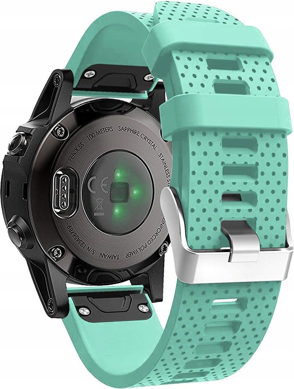 Tech Band Techband Miętowy Pasek Garmin Fenix 7S Sapphire Solar ...