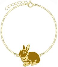 Królik Rex Karzełek Pozłacana Bransoletka - Mejk Jewellery - Ceny i ...
