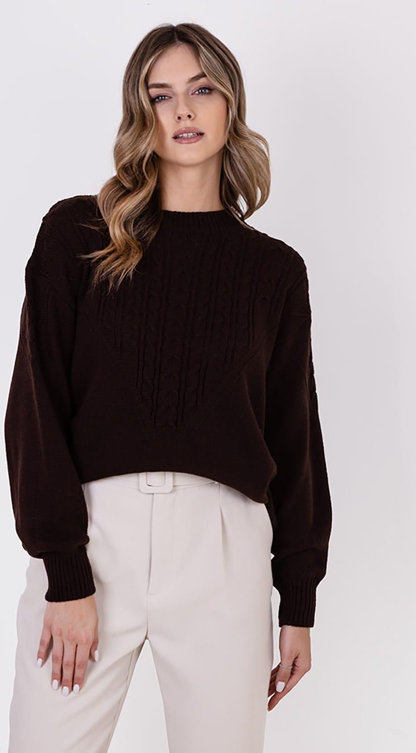 Sweter Damski Model SWE322 Brown - MKM - Ceny i opinie - Ceneo.pl