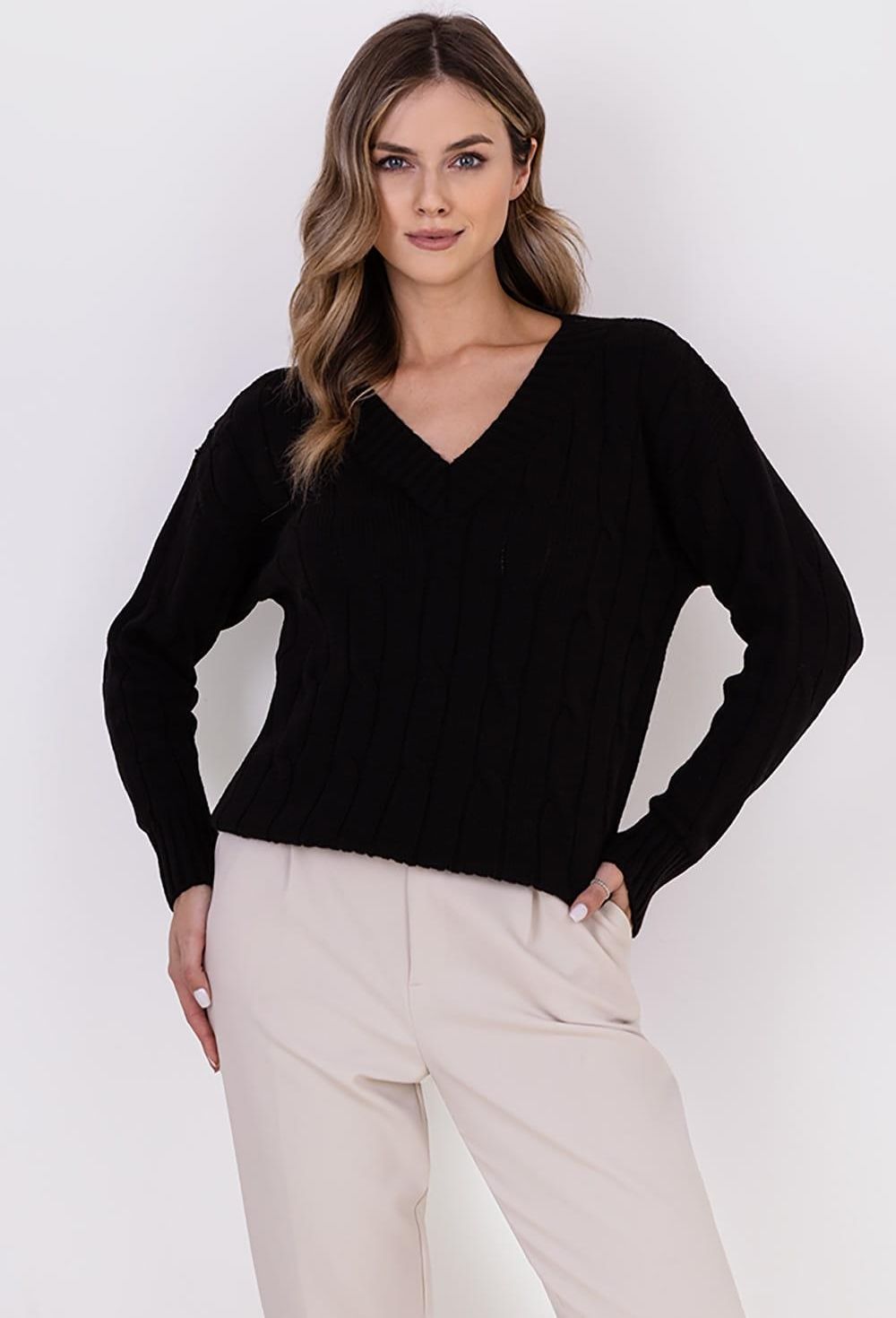 Sweter Damski Model SWE316 Black - MKM - Ceny i opinie - Ceneo.pl