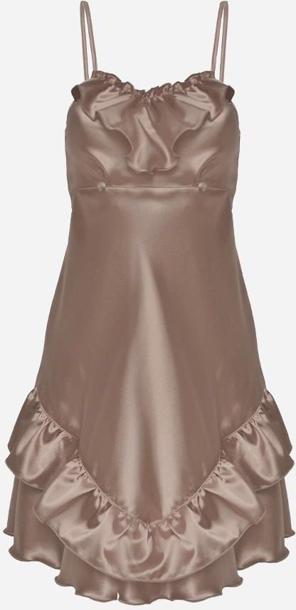 Koszula nocna DKaren Slip Ivon XL Light Beige (5901780680756) - Ceny i ...