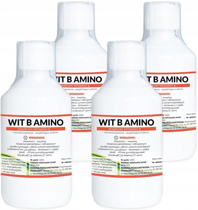 Do hodowli zwierząt Witaminy dla kur niosek zestaw 4xWIT B AMINO 250ml - Ceny i opinie - Ceneo.pl