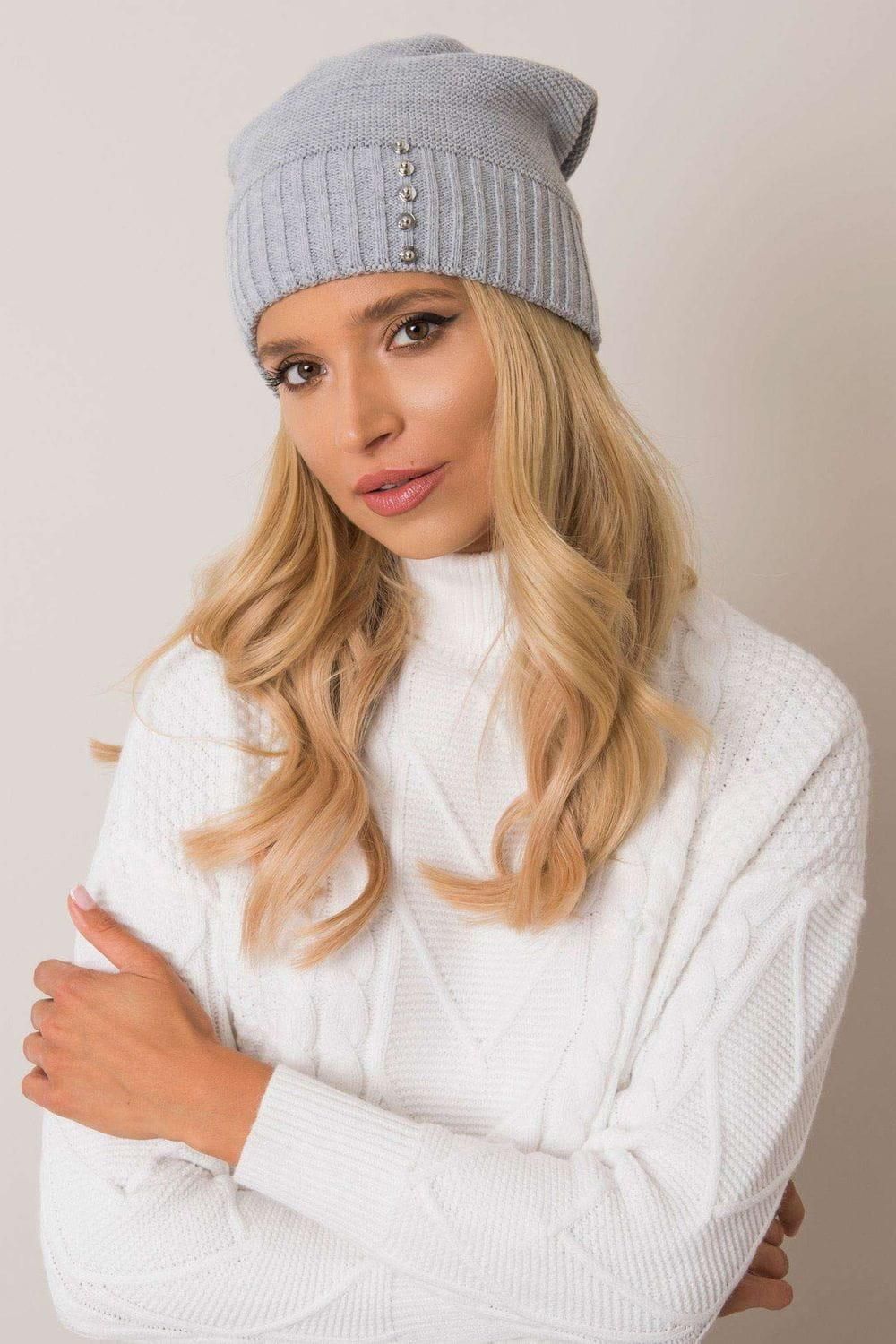 Czapka Damska Model JK-CZ-13.65 Grey - Rue Paris - Ceny i opinie - Ceneo.pl