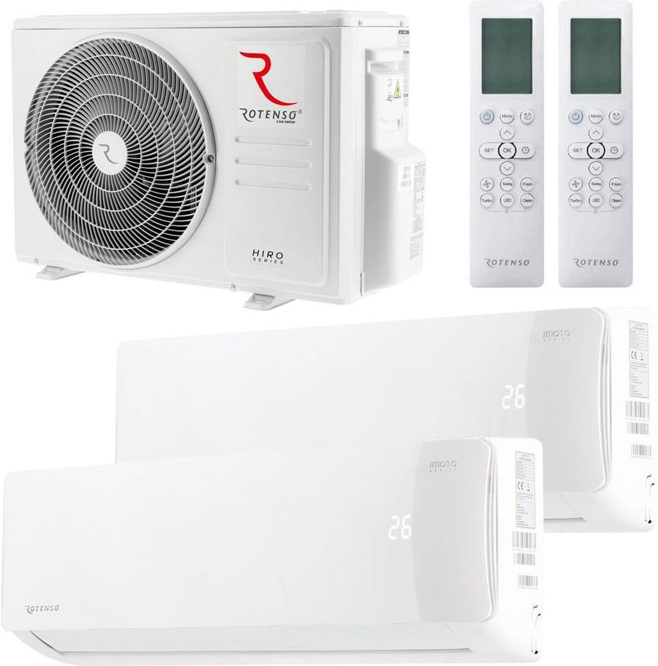 Klimatyzator Split Rotenso Imoto 2X 2XI26XIR14+H50XM2R15 - ceny, opinie ...