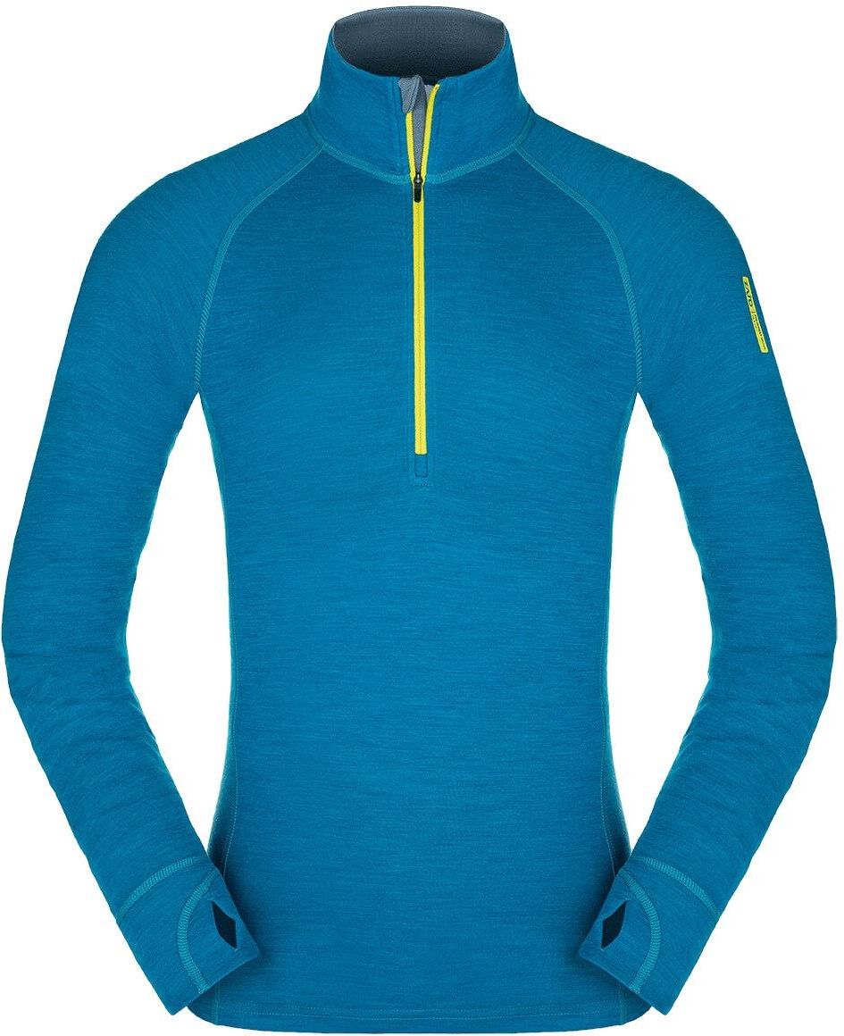 Bluza Termoaktywna Męska Bergen Merino Zip Top Ls Zajo Teal M - Ceny i ...