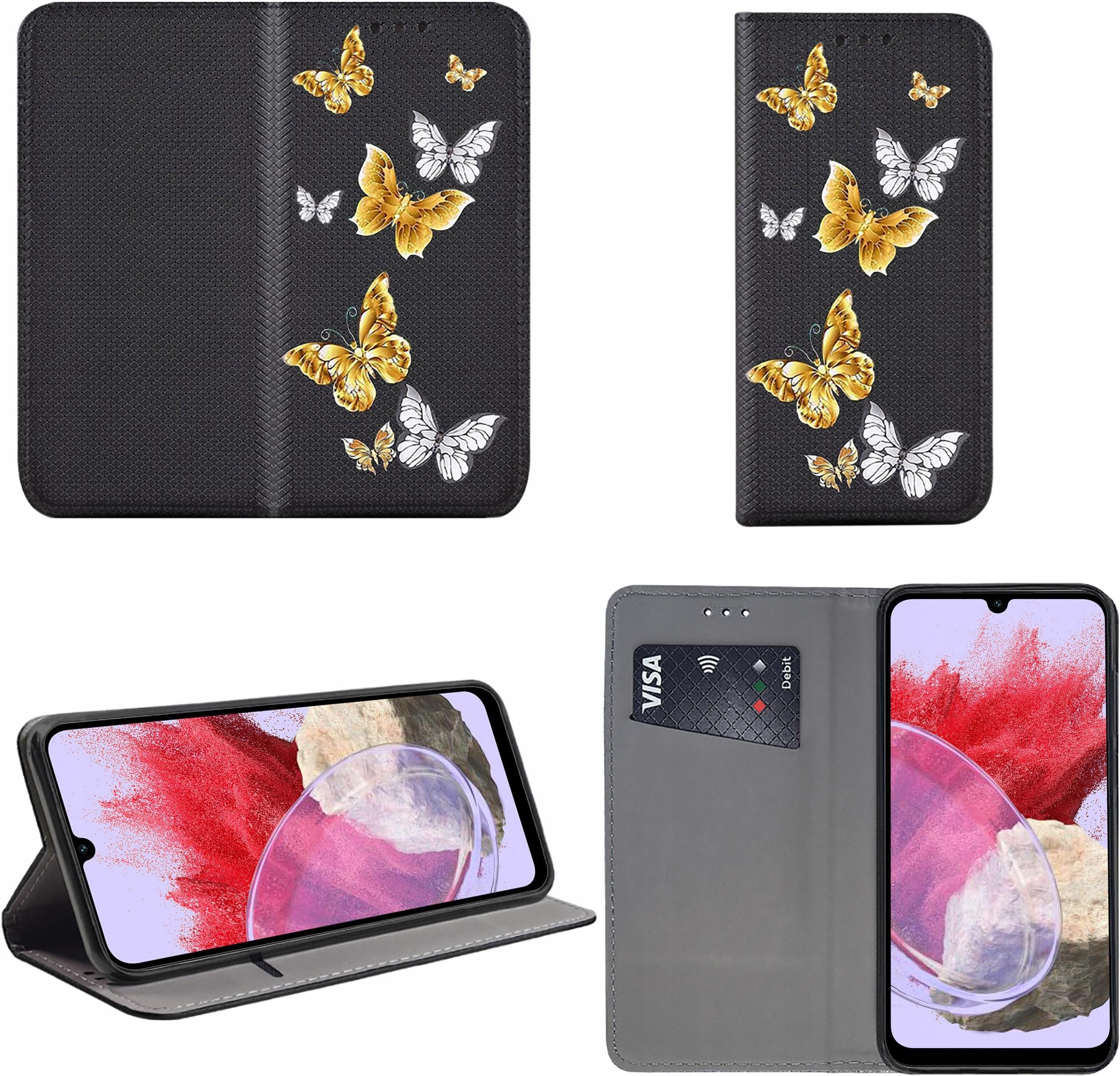 Krainagsm Etui Do Samsung Galaxy M34 5G Magnet Case Szkło 9H - Etui na ...