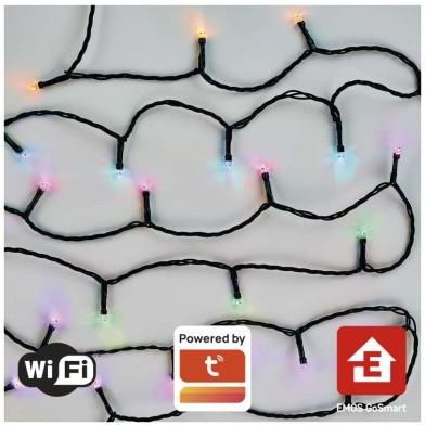 Emos Lighting Gosmart Lampki Choinkowe 80Led 8M Rgb Czarny Przewód 64 ...