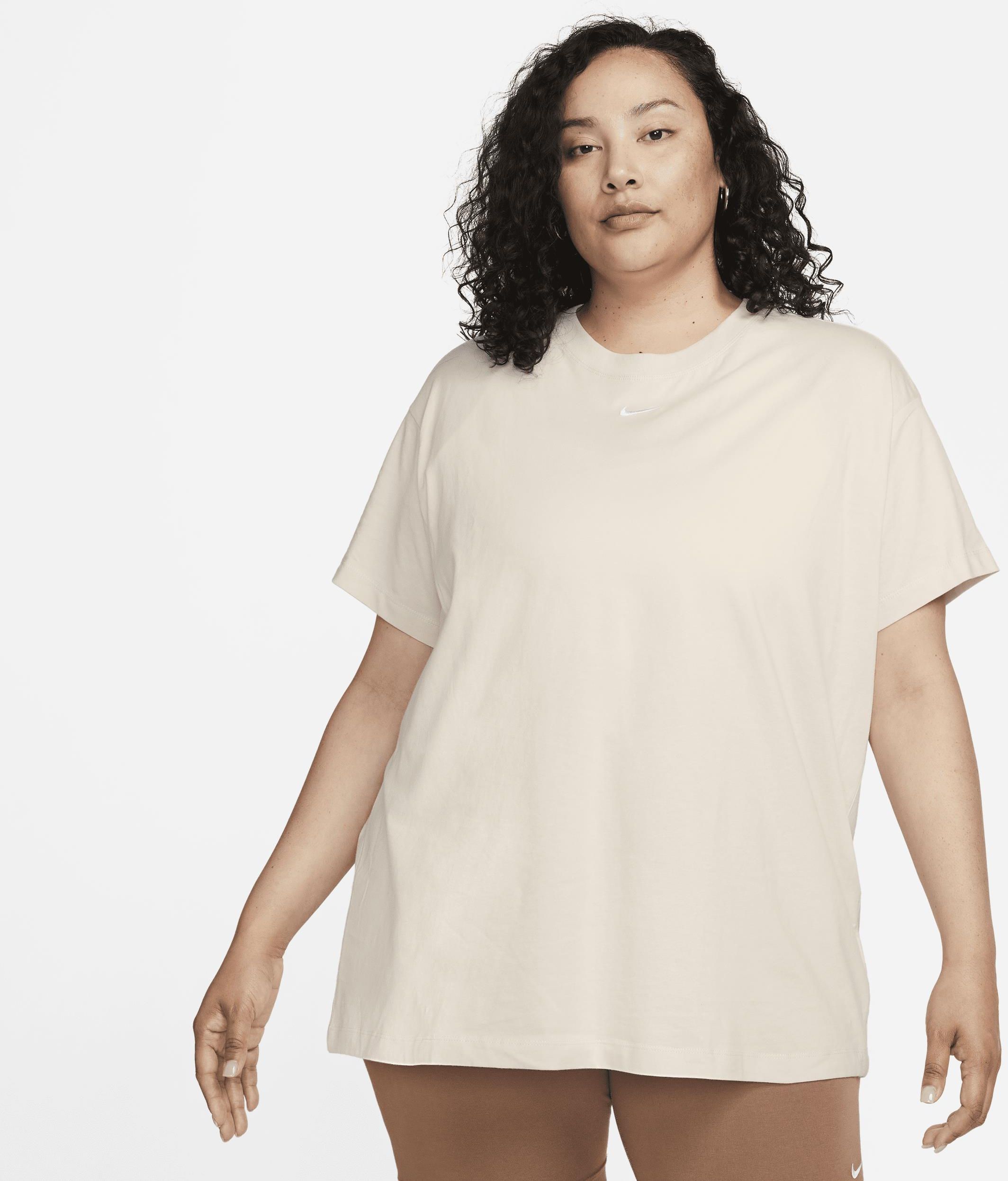 T-shirt damski Nike Sportswear Essential (duże rozmiary) - Brązowy - Ceny i opinie - Ceneo.pl