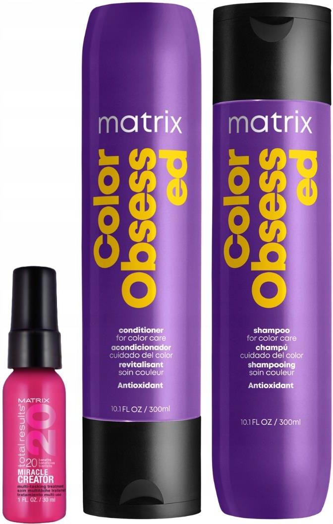 Matrix Zestaw Color Obsessed: Szampon Do Włosów Odżywka 300Ml - opinie ...