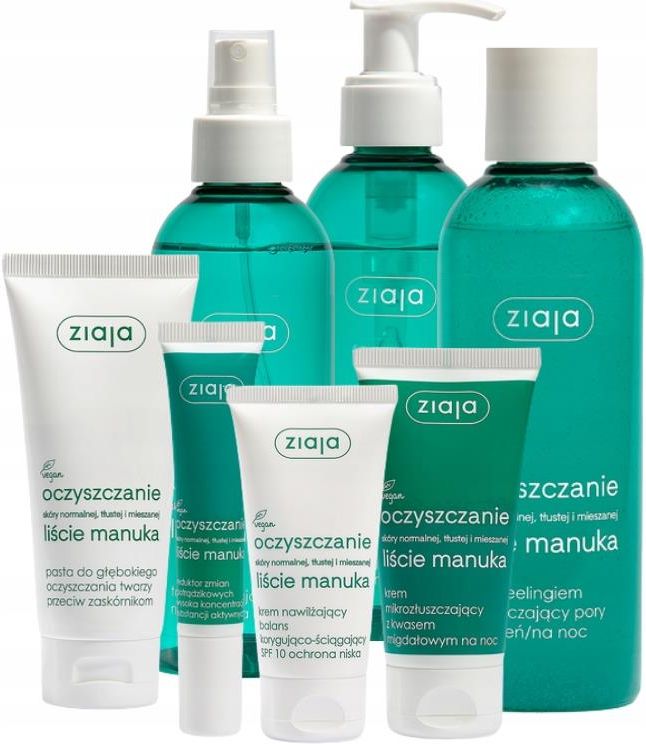 Ziaja Zestaw Manuka Pielęgnacja/Oczyszczanie Twarz - opinie i ceny na ...