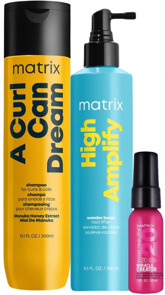 Matrix Zestaw A Curl Can Dream High Amplify Szampon Spray 300Ml ...