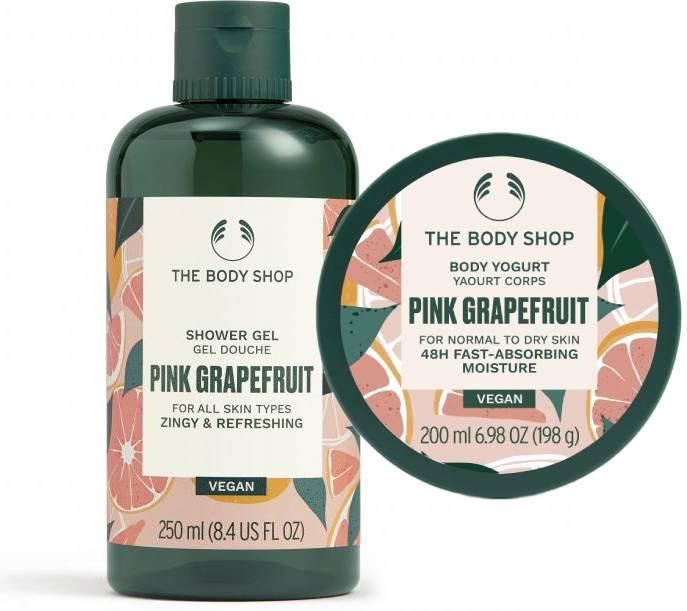 The Body Shop Box Mały Różowy Grejpfrut Żel Pod Prysznic Jogurt Do ...