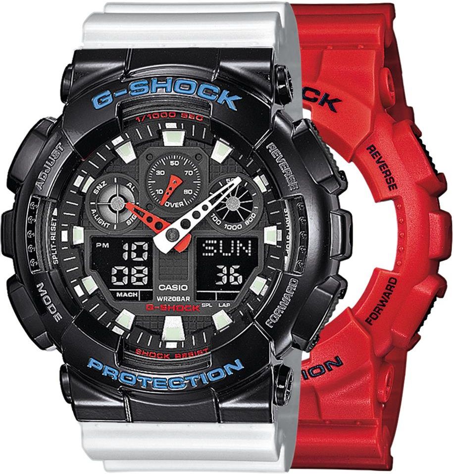 Casio G-SHOCK SET GA-100B-4AER + BEZEL 10407691 + PASEK 10347710 - Zegarki - Ceny i opinie ...