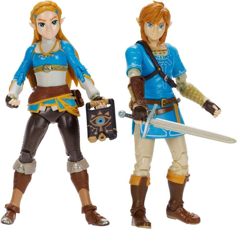 Jakks Pacific The Legend of Zelda Action Figure 2-Pack Princess Zelda ...