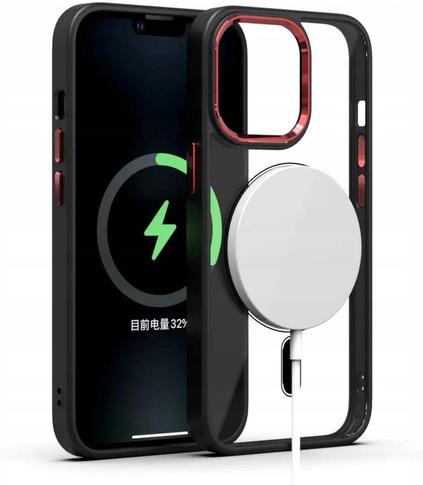 D Pro Mocna Obudowa Magnetyczne Etui Shock Case Do Magsafe Iphone 15