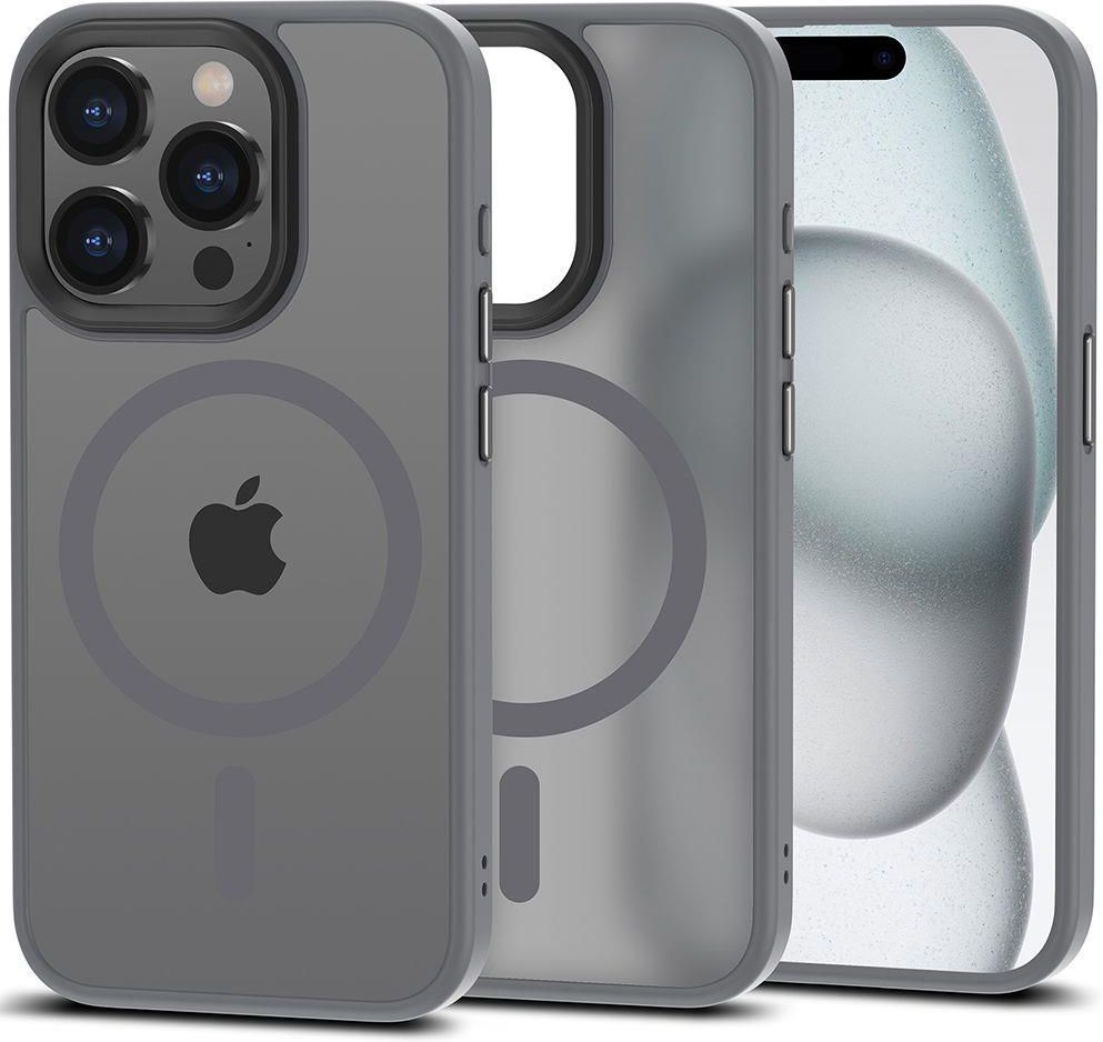 Tech Protect Magmat Magsafe Iphone 15 Pro Matte Titanium - Etui na ...