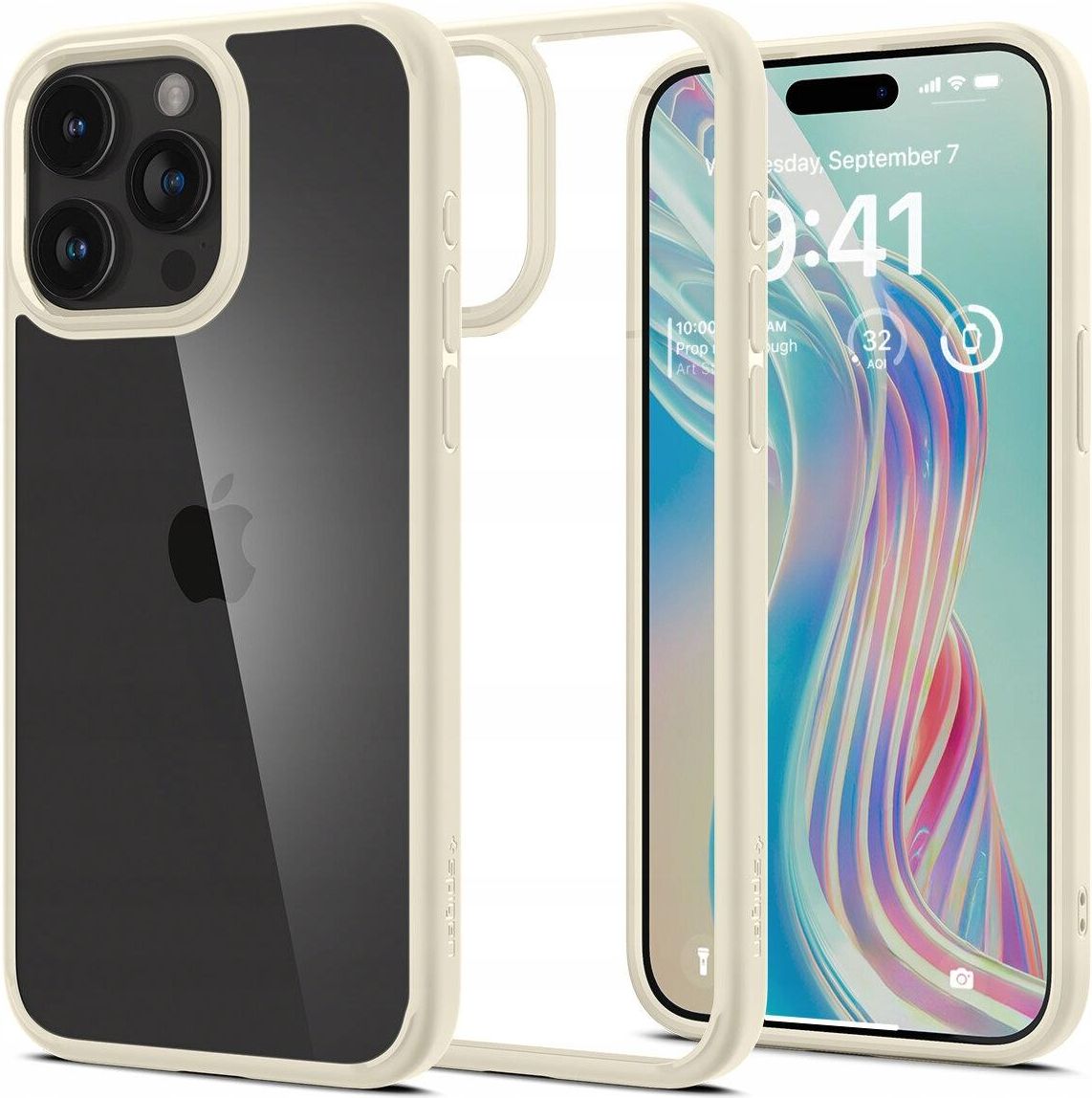 Spigen Crystal Hybrid Sand Beige Iphone 15 Pro Max - Etui na telefon ...