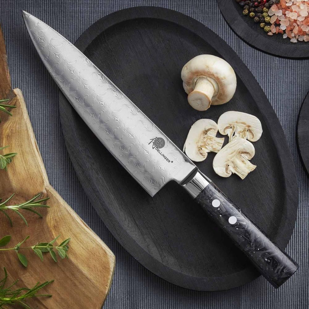 Dellinger Carbon Fragment Chef 200mm K-H139Ch - Opinie i atrakcyjne ceny na Ceneo.pl