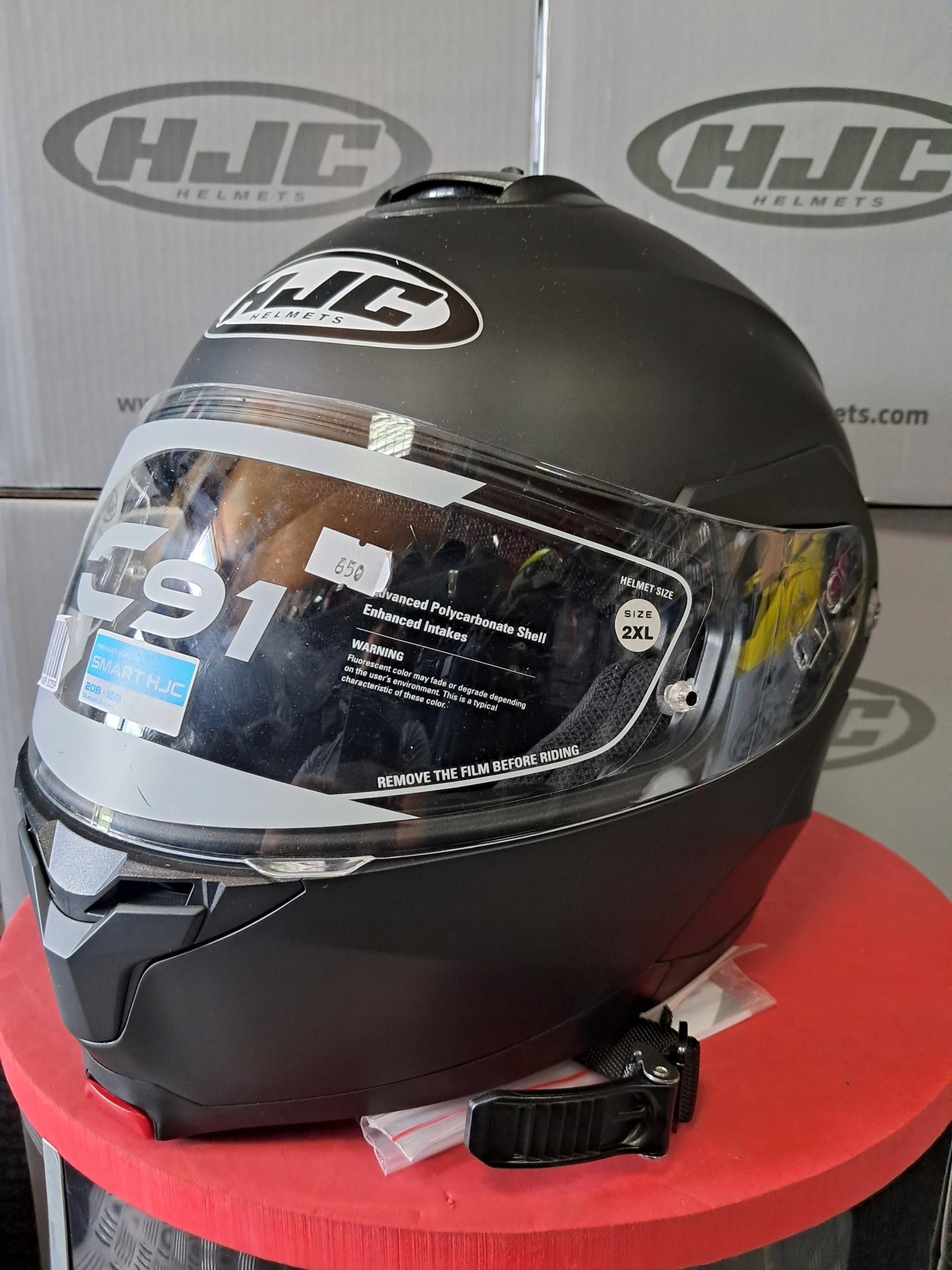 Kask motocyklowy Hjc Szczękowy C91 Czarny Mat - Opinie i ceny na Ceneo.pl