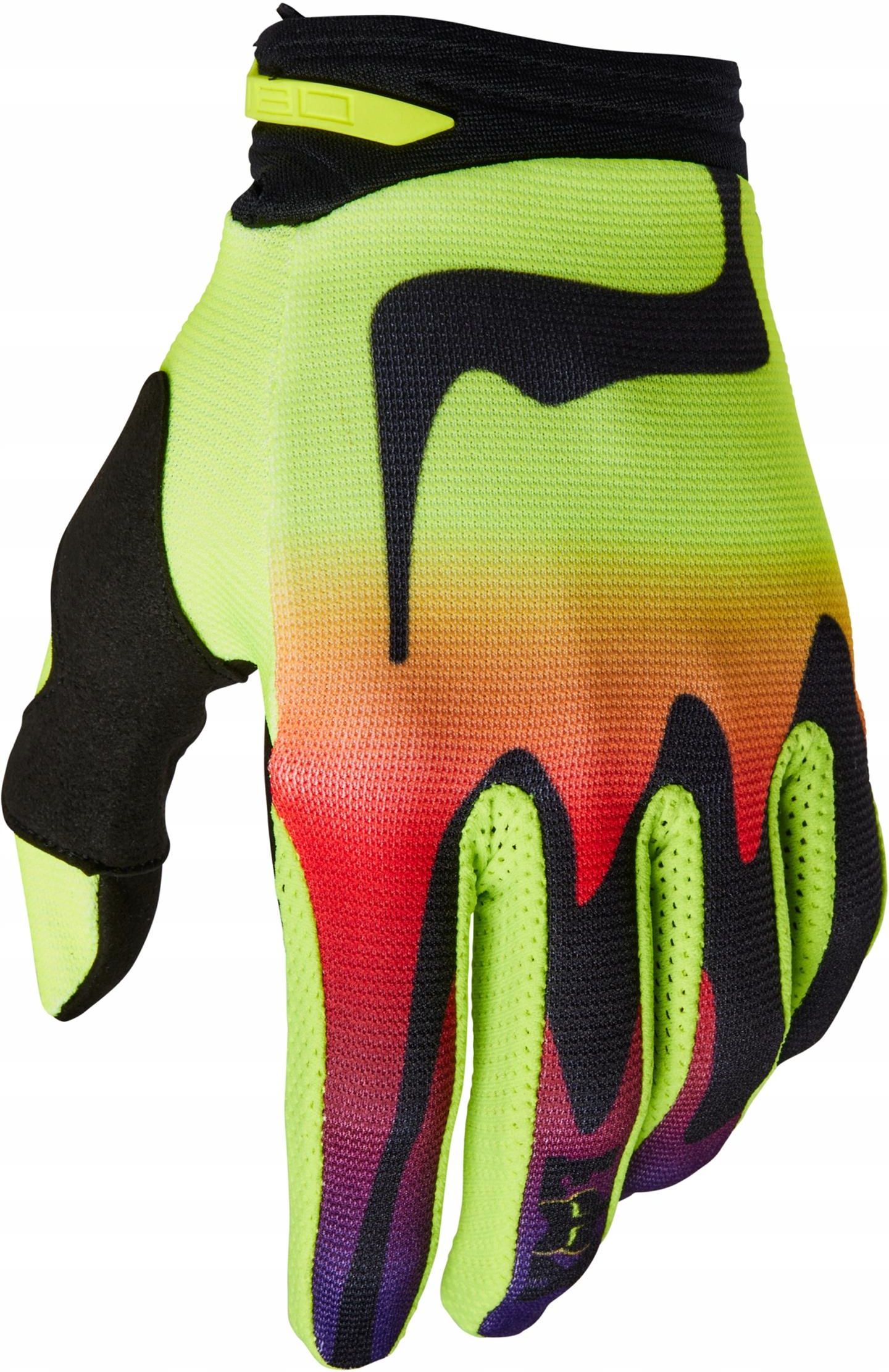 Rękawice motocyklowe Fox 180 Kozmik Yellow Fluo - Opinie i ceny na Ceneo.pl