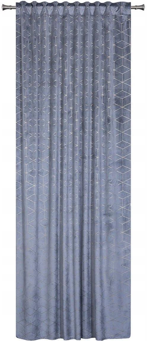 Uniglob Zasłona Z Taśmą Tunel Sanso 140x260cm Szara - Opinie i ...