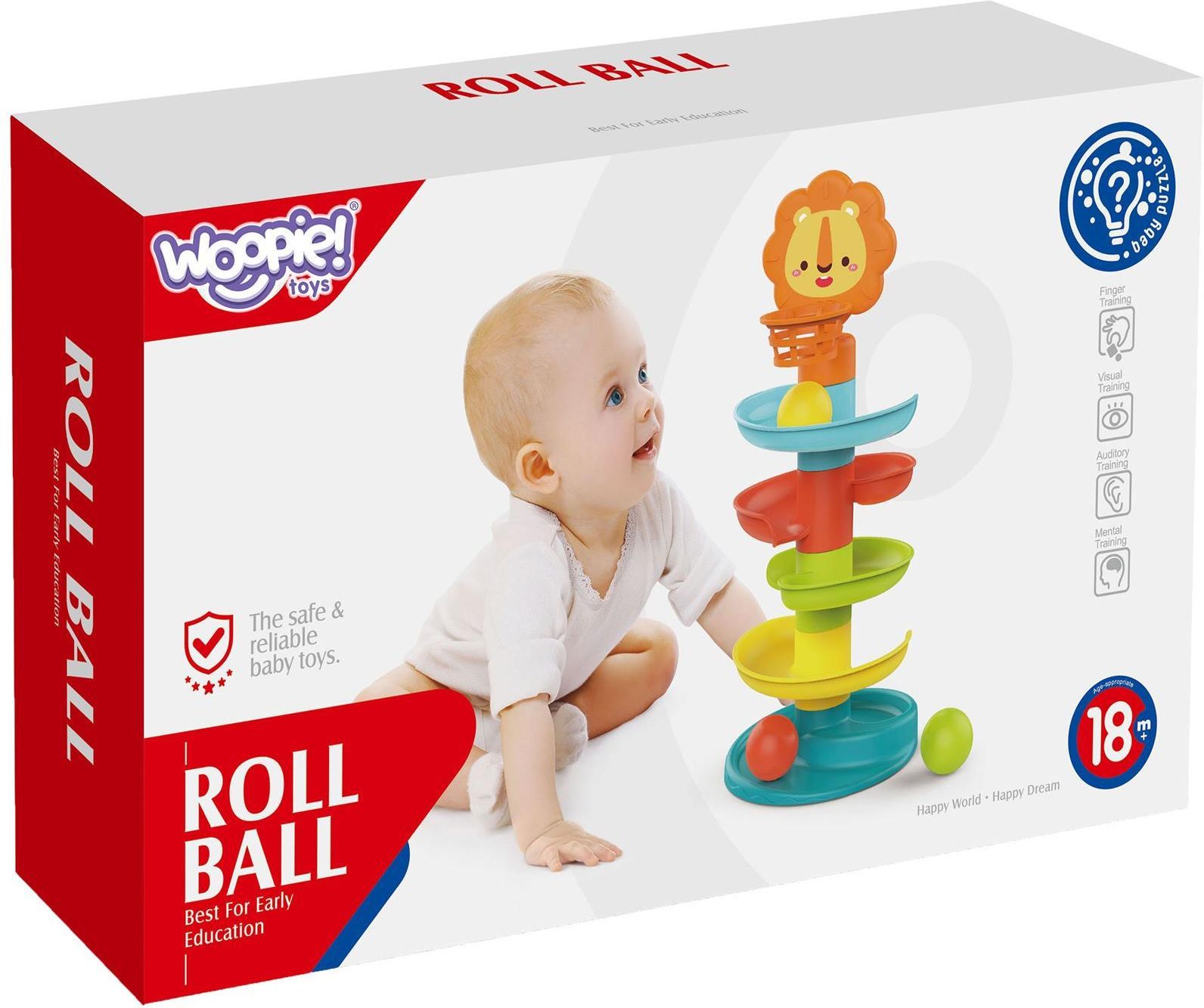 Woopie Baby Tor Zjeżdzalnia Kulek Wieża Z Piłeczkami Kulodrom - Ceny i ...